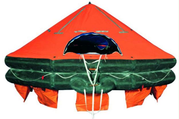 Webshop Datema Nautical Safety. Liferaft RFD 16 persons - Throw ...