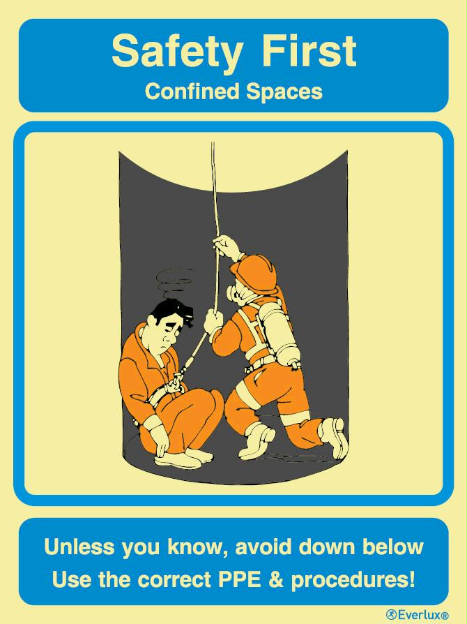 Webshop Datema Nautical Safety. Confined spaces (Safety Awareness ...