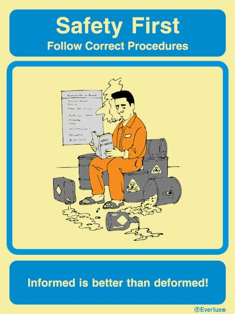 Webshop Datema Nautical Safety. Follow correct procedures (Safety ...
