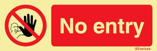 Webshop Datema Nautical Safety. No entry (Prohibition) - 300x100 ...