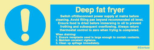 Webshop Datema Nautical Safety. Deep fryer instruction (Mandatory ...