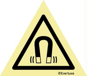 Webshop Datema Nautical Safety. Warning magnetic field (Hazard Warning ...