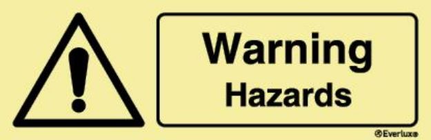 Webshop Datema Nautical Safety. Warning hazards (Hazard Warning ...