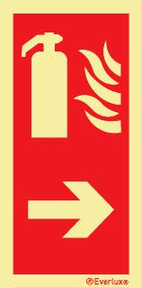 Webshop Datema Nautical Safety. Fire extinguisher right directional ...