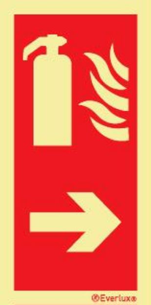 Webshop Datema Nautical Safety. Fire extinguisher right directional ...