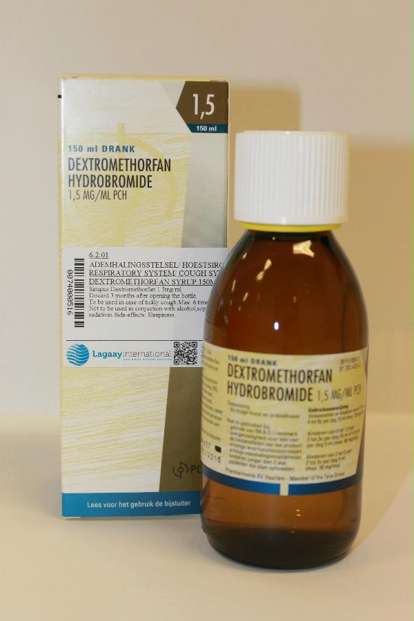 Webshop Datema Nautical Safety. Dextromethorphan 1.5mg/ml Syrup - 150 ml