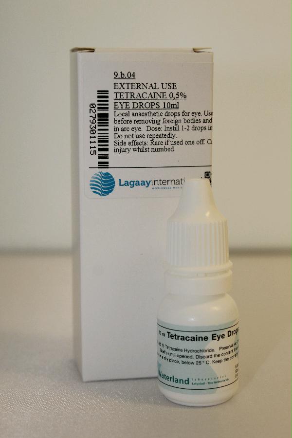 Webshop Datema Nautical Safety. Tetracaine 0.5% Eye Drops - 10 ml