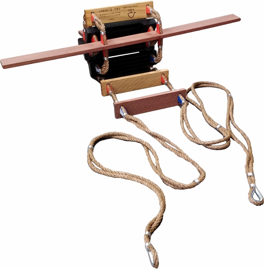 Webshop Datema Nautical Safety. Pilot Ladder Thetis wood - 20 mtr - 61 ...