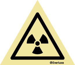 Webshop Datema Nautical Safety. Hazard sign; Radioactive - - vinyl