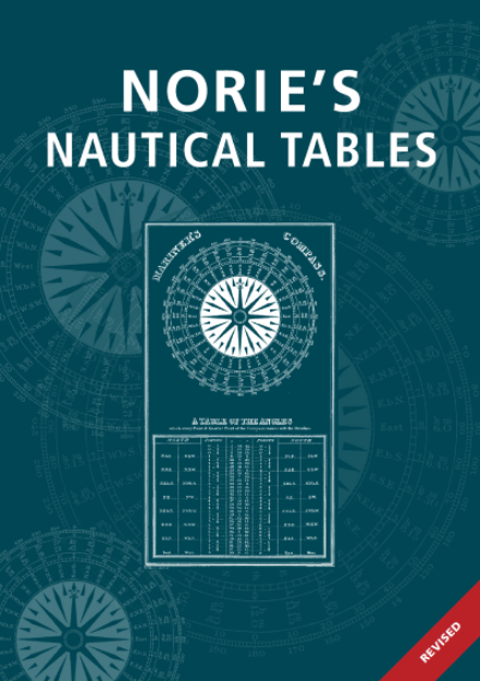 Webshop Datema Nautical Safety. Norie's Nautical Tables (2025 edition)