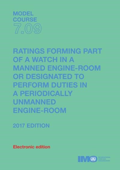 Webshop Datema Nautical Safety. IMO-709 E - Ratings forming engine-room ...