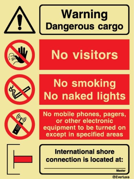 Webshop Datema Nautical Safety. Warning dangerous cargo (Multipurpose ...