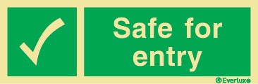 Webshop Datema Nautical Safety. Safe for entry with complementary text ...