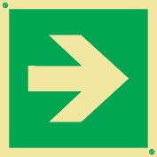 Webshop Datema Nautical Safety. Safe condition directional arrow ...