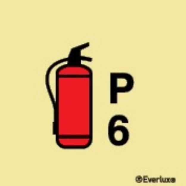 Webshop Datema Nautical Safety. Powder portable fire extinguisher 6kg ...