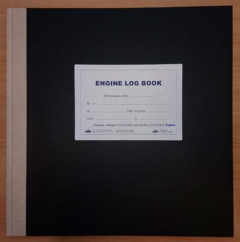 Webshop Datema Nautical Safety. Cyprus Engine Log Book