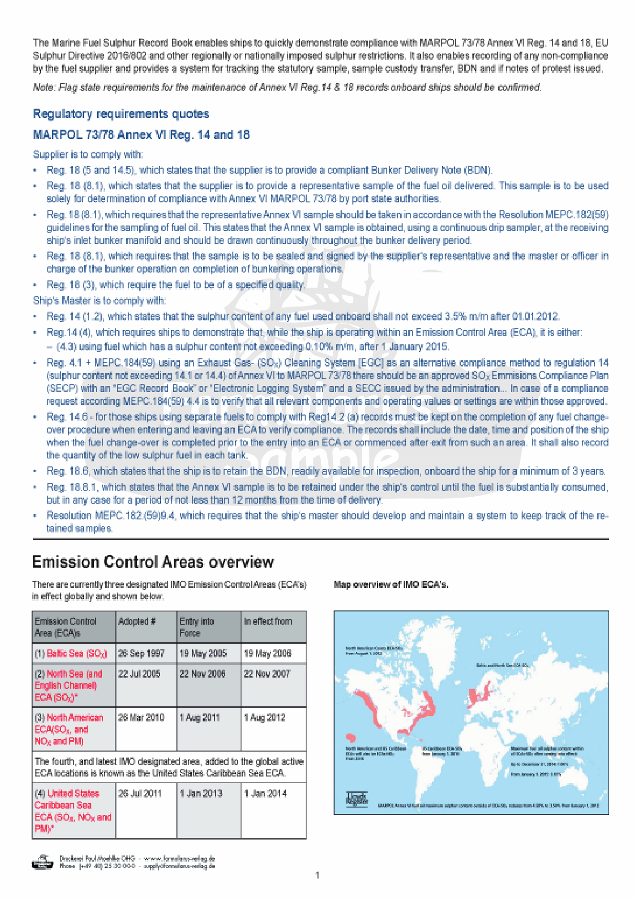 Webshop Datema Nautical Safety. Bunker Sample and SECA Fuel Change-Over ...