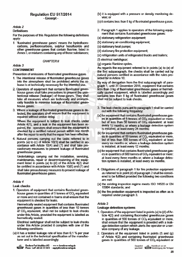 Webshop Datema Nautical Safety. ODS- and F-Gas Record Book