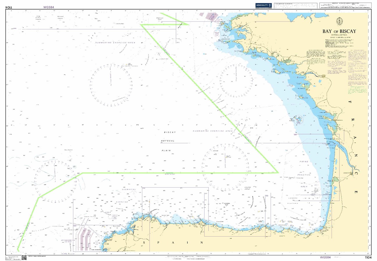 Webshop Datema Nautical Safety. BA 1104 - Bay of Biscay
