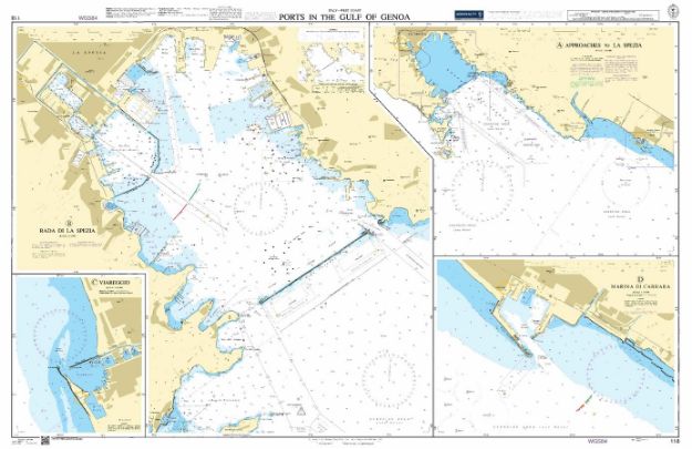 Webshop Datema Nautical Safety. BA 118 - Ports in the Gulf of Genoa