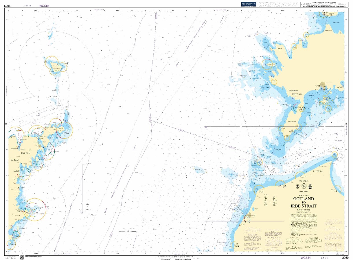 Webshop Datema Nautical Safety. BA 2059 - Gotland to Irbe Strait