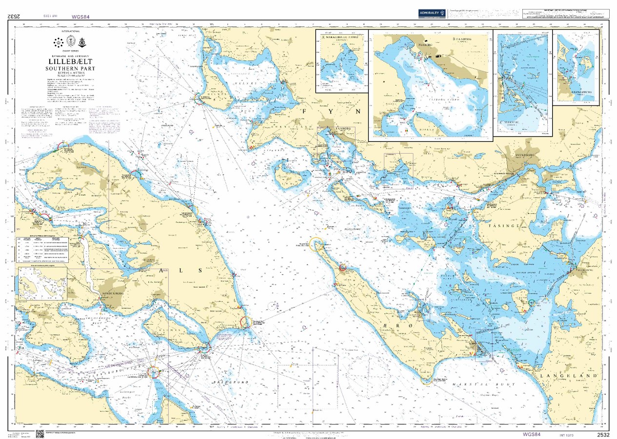 Webshop Datema Nautical Safety. BA 2532 - Lillebaelt - Southern Part