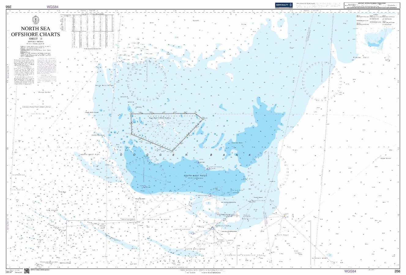 Webshop Datema Nautical Safety. BA 266 - North Sea Offshore Charts ...