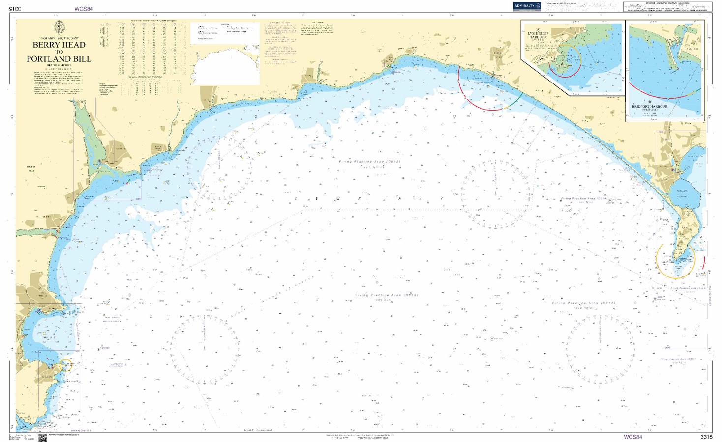 Webshop Datema Nautical Safety. BA 3315 - Berry Head to Bill of Portland