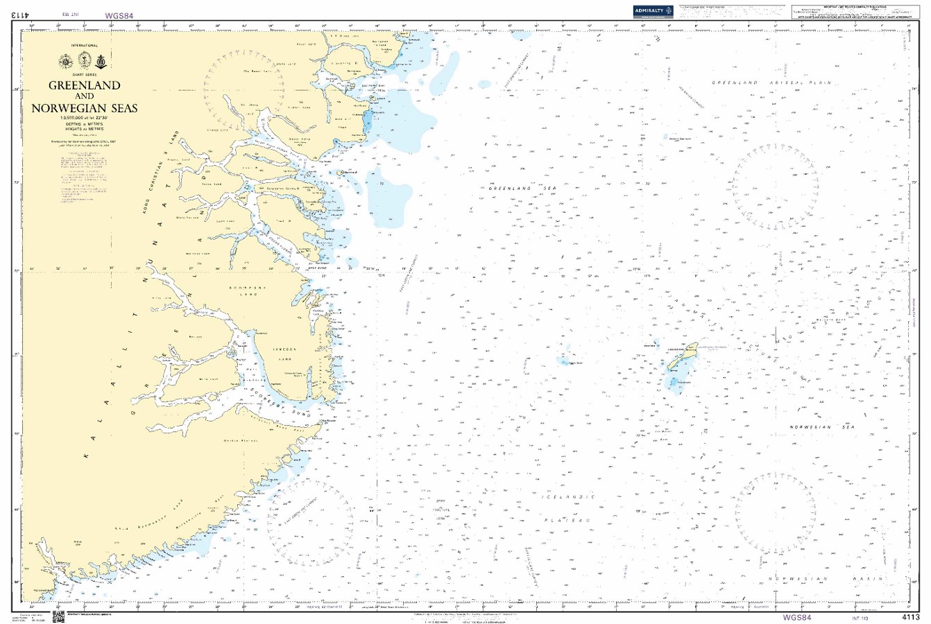 Webshop Datema Nautical Safety. BA 4113 - Greenland and Norwegian Seas