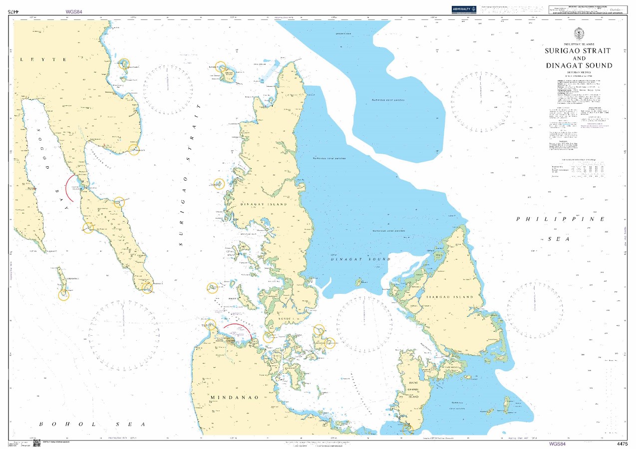 Webshop Datema Nautical Safety. BA 4475 - Surigao Strait and Dinagat Sound