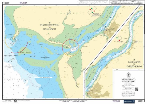 Webshop Datema Nautical Safety. BA 5609_8 - Western Entrance to Menai ...
