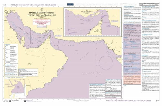 Webshop Datema Nautical Safety. BA Q6111 - MSC Persian Gulf and Arabian Sea