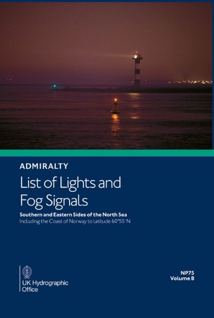 Webshop Datema Nautical Safety. NP75 - Lights List: S and E North Sea