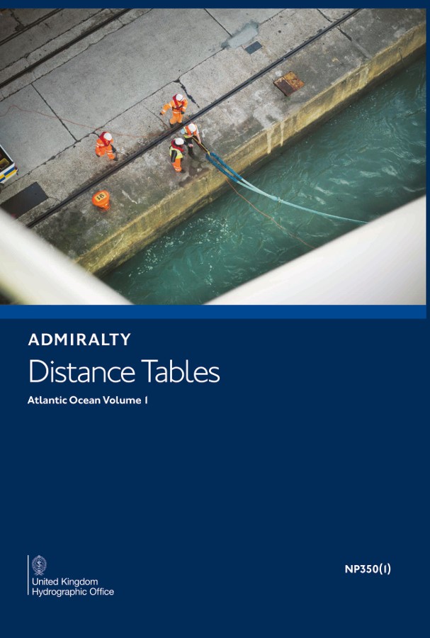 Webshop Datema Nautical Safety. NP350(1) - Distance Tables Atlantic Ocean