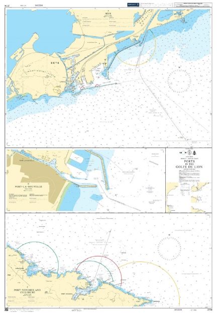 Webshop Datema Nautical Safety. BA 2114 - Ports in the Golfe du Lion